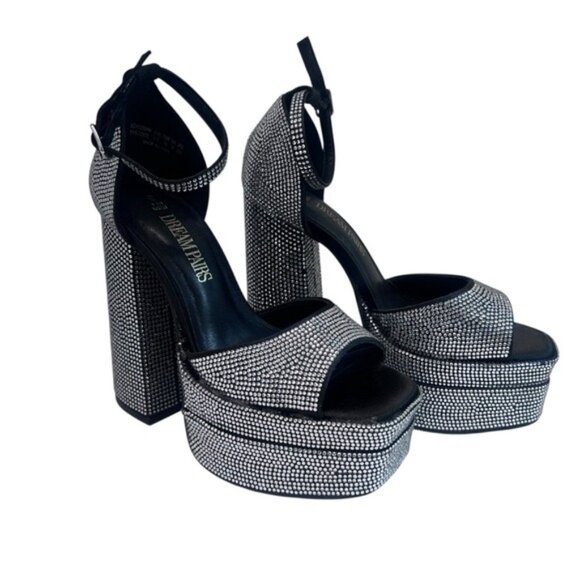 Dream Pairs | Shoes | Dream Pairs Womens Rhinestone Platform High Heel ...